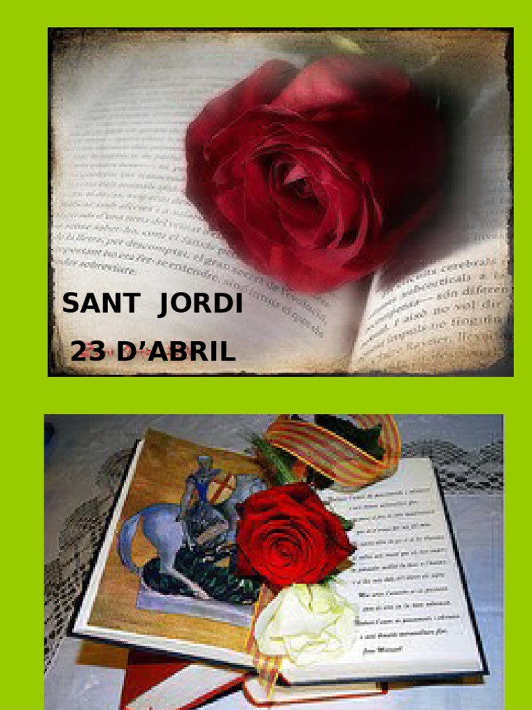 Celebrating Sant Jordi in Infantil | PDF