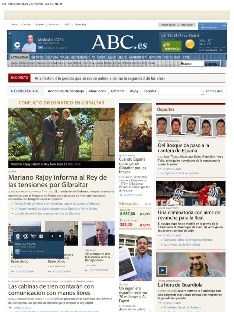ABC. Noticias de España y del mundo - ABC.es - ABC.es | PDF | Gibraltar ...