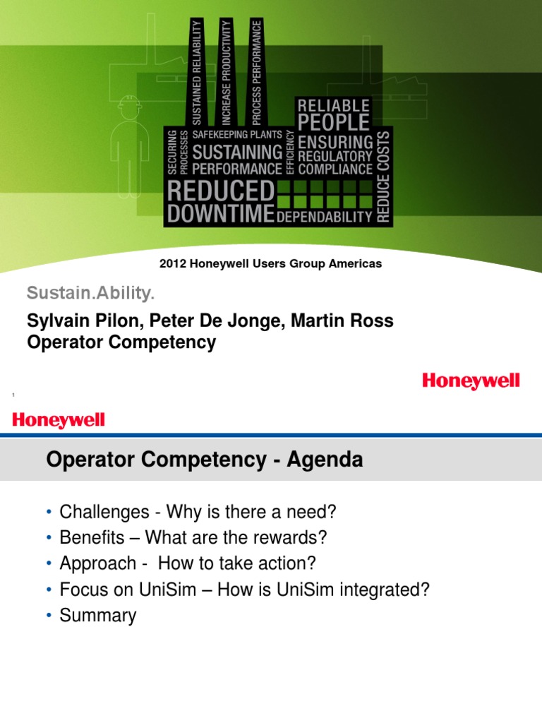 Honeywell Operator Competency | PDF | Competence (Human Resources ...