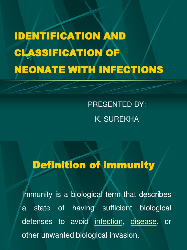 Neonate Infection Identification and Classification | PDF | Hiv/Aids ...