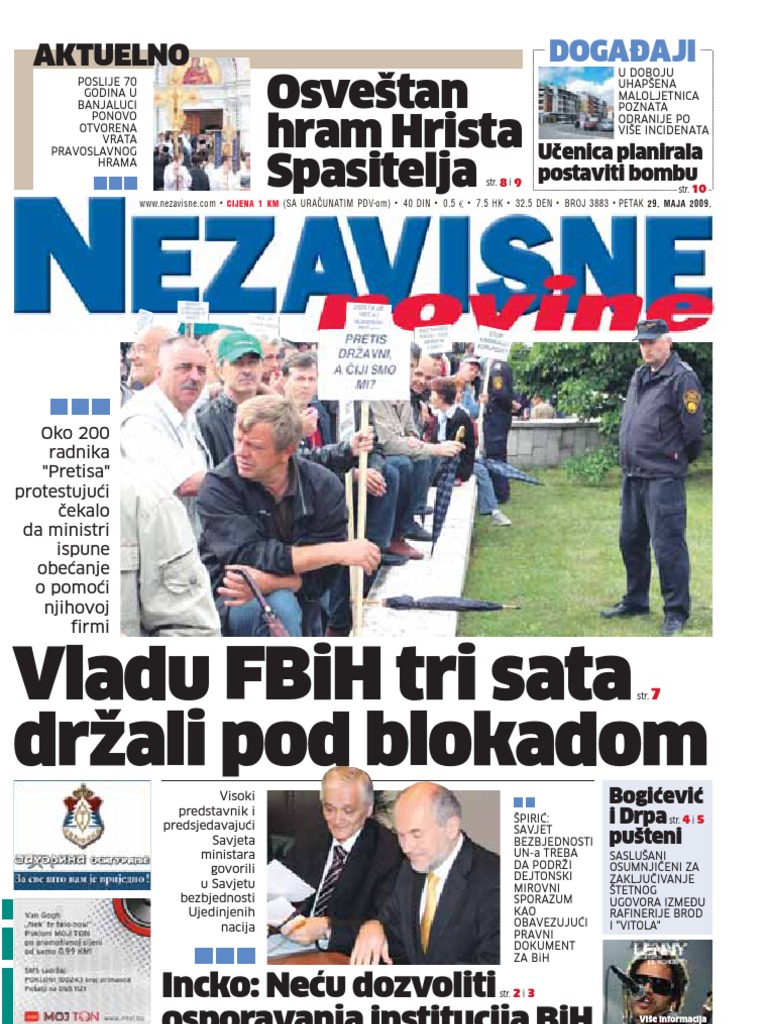 Nezavisne 090529 | PDF