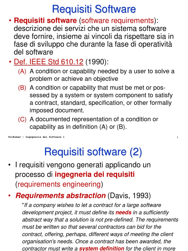 IEEE 830-1998 Software Requirements Specifications | PDF