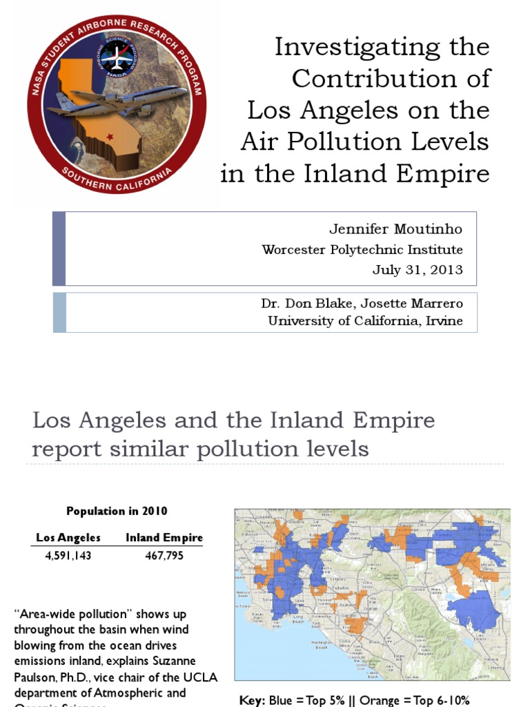 Investigating The Contribution of The Los Angeles Metropolitan Area On ...