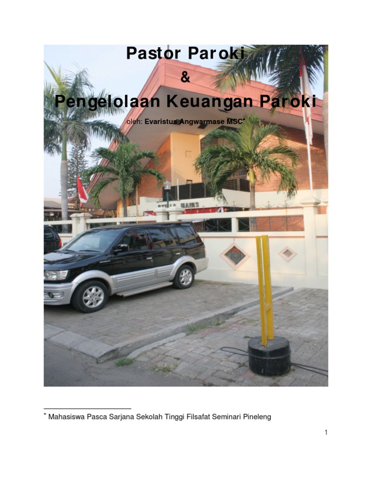 Pastor Paroki Dan Pengelolaan Keuangan Paroki | PDF