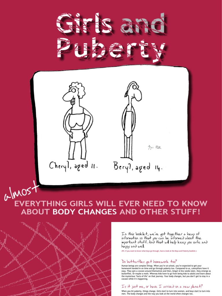 Girls and Puberty Booklet | PDF | Menstrual Cycle | Uterus