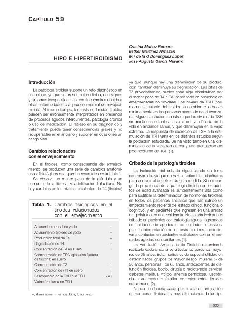 Hiper Hipo Tiroidismo | PDF