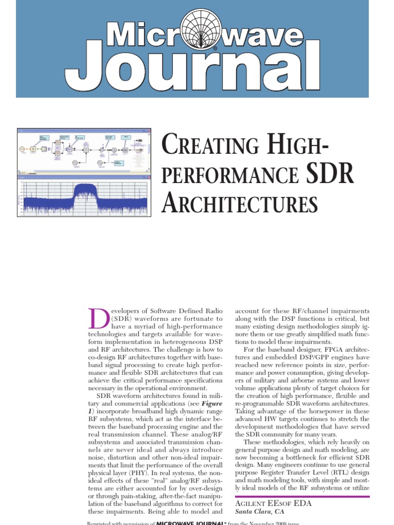 Creating High-Performance SDR Architectures | PDF | Software Defined ...