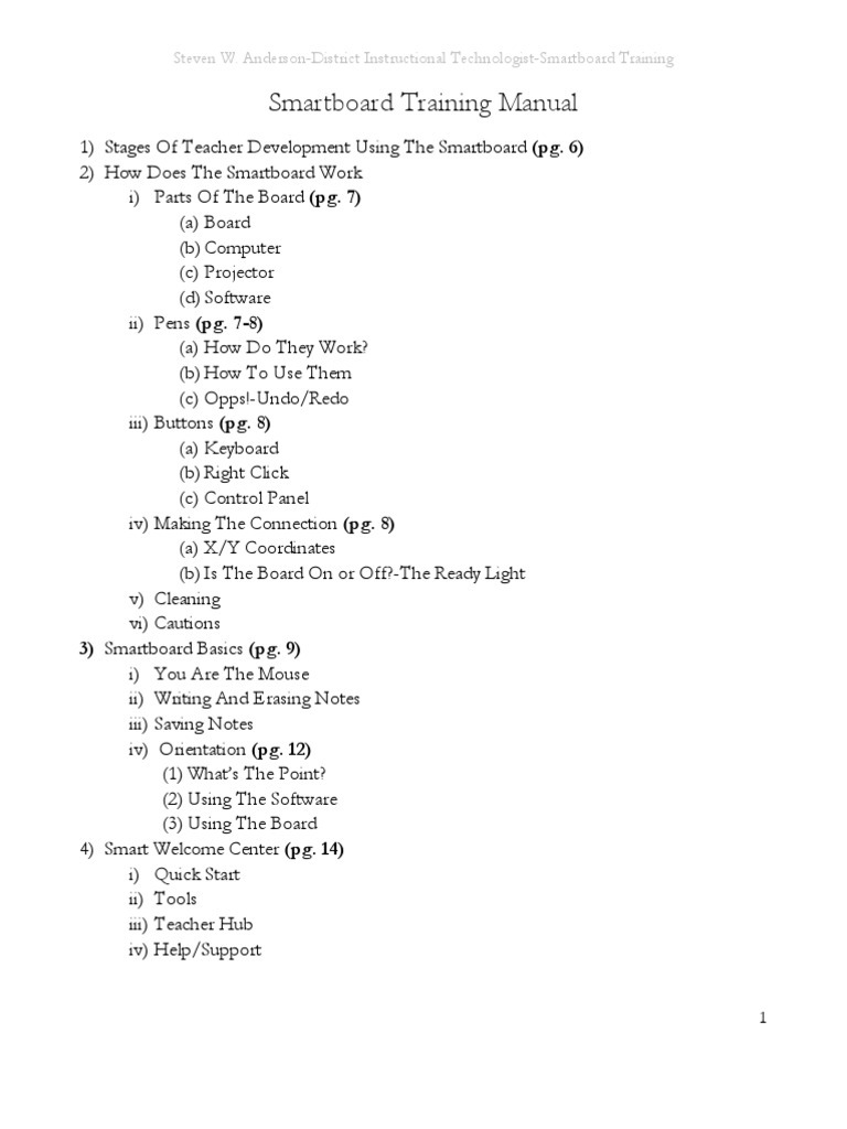 Smartboard 10 Training Manual | PDF | Screenshot | Computer Keyboard