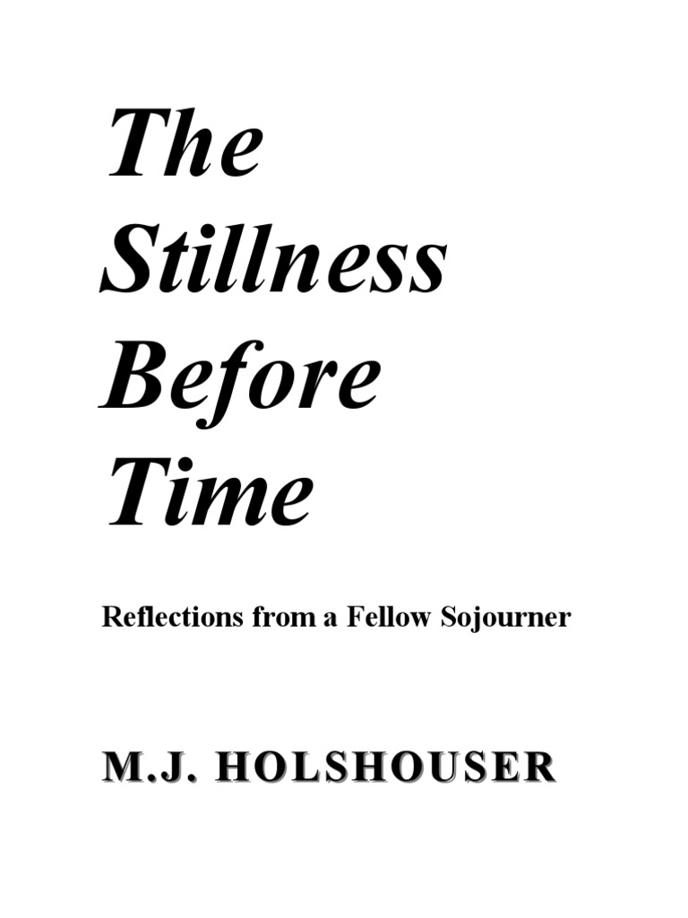 The Stillness Before Time | PDF | Absolute (Philosophy) | Consciousness
