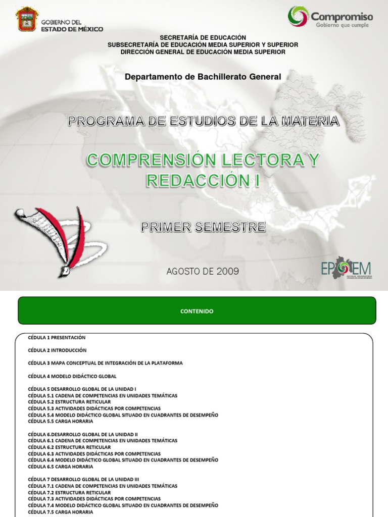 Comprension Lectora y Redaccion I | PDF | Comprensión lectora | Narrativa