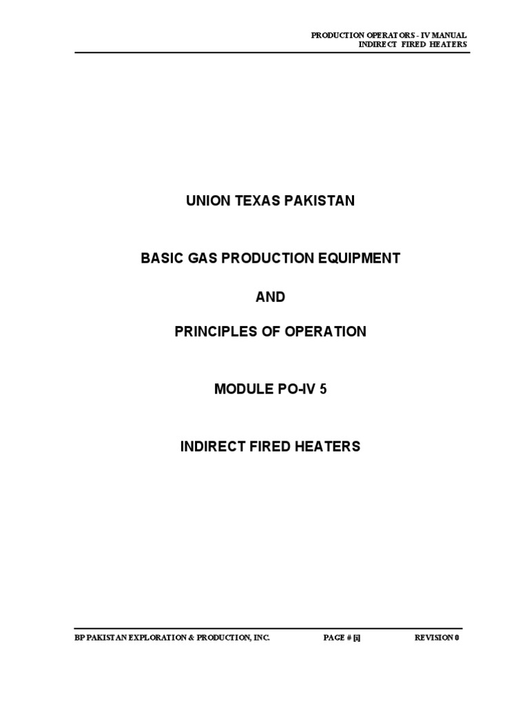 MV Indirect Fired Heater | PDF | Combustion | Natural Gas