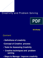 Creativity Intelligence Test | PDF | Creativity | Intelligence