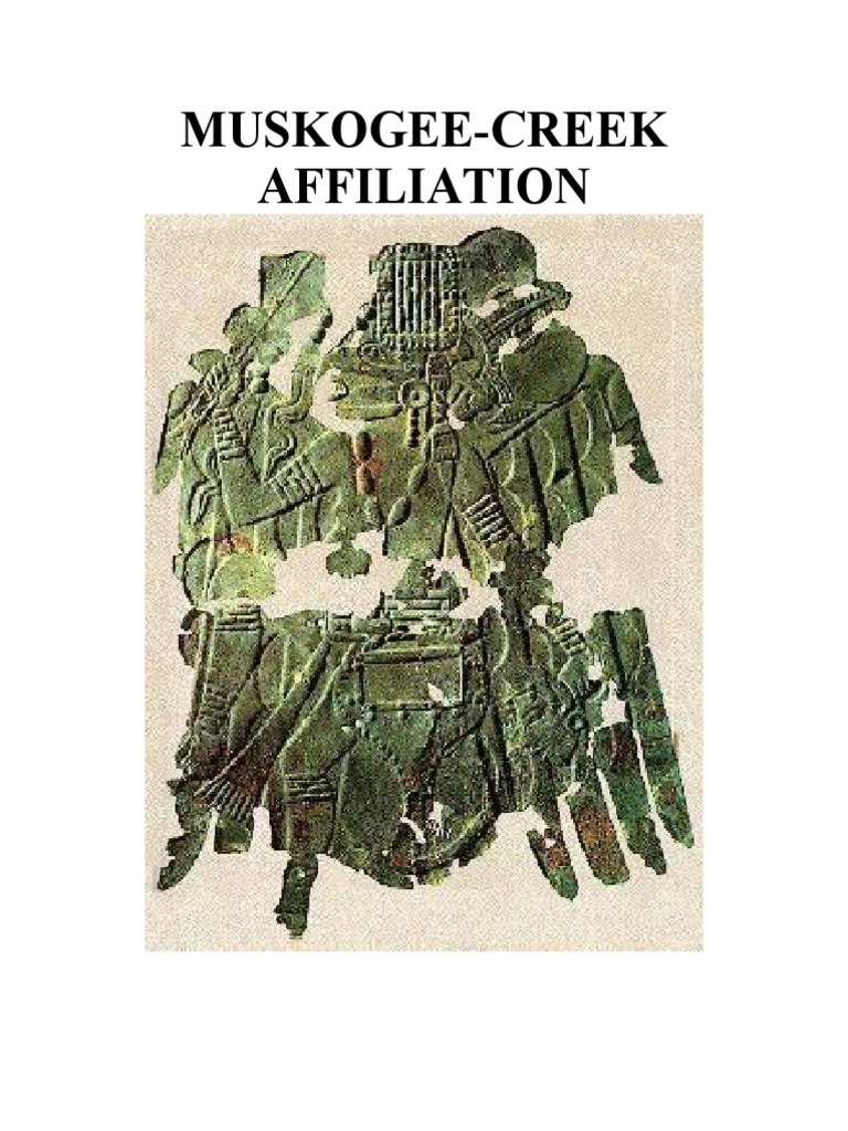 Muskogee-Creek Affiliations | PDF | Muscogee | Choctaw
