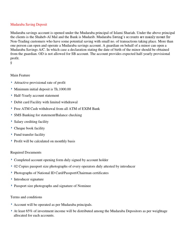 Exim Bank Account Types | PDF | Deposit Account | Saving