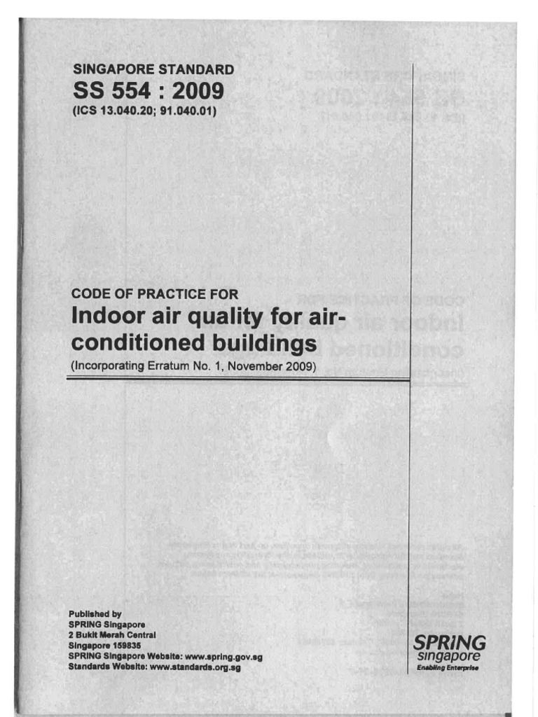 SS 554 2009 Iaq | PDF
