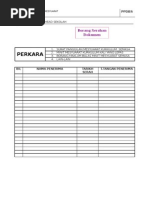 Borang Indent Alat Tulis - Baru | PDF