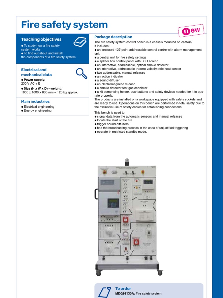Fire Safety System | PDF