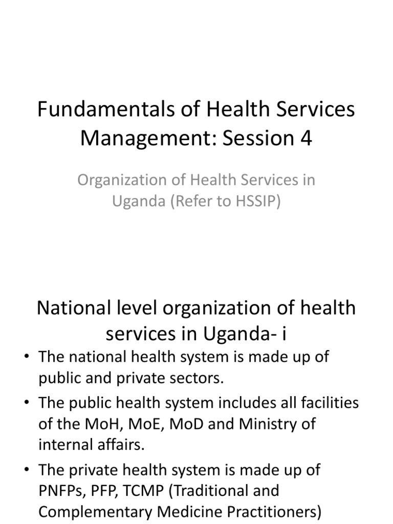 4 Fundamentals of Health Services Management | PDF | Health System ...