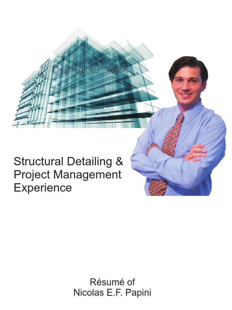 Résumé Senior Structural Steel Detailer - Nicolas Papini | PDF ...