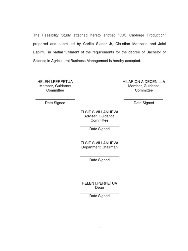 CJC Cabbage Production | PDF | Labour Economics | Land Management