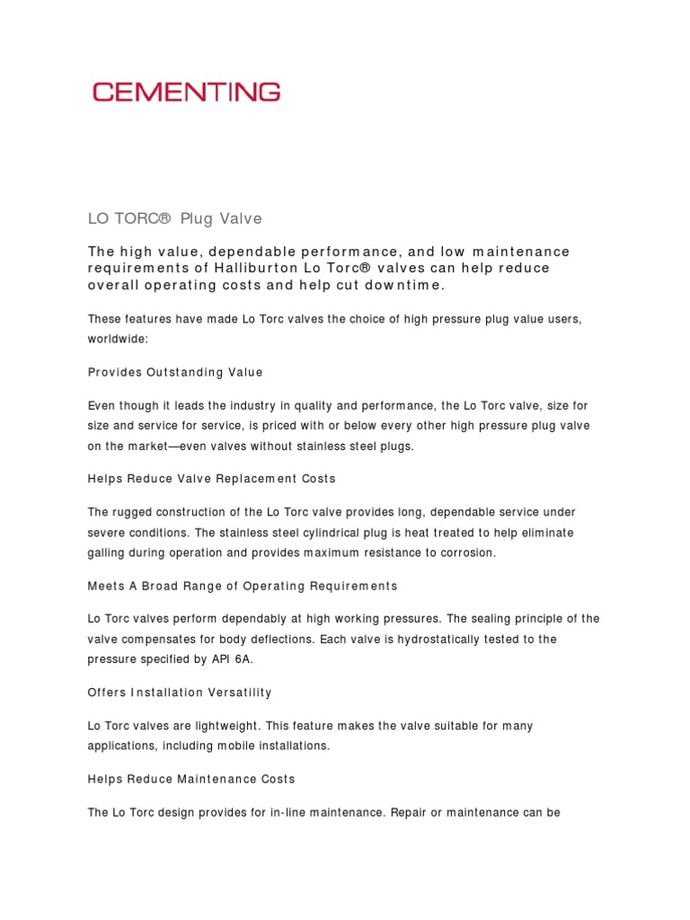 Valvula Lo Torc | PDF | Valve | Bearing (Mechanical)