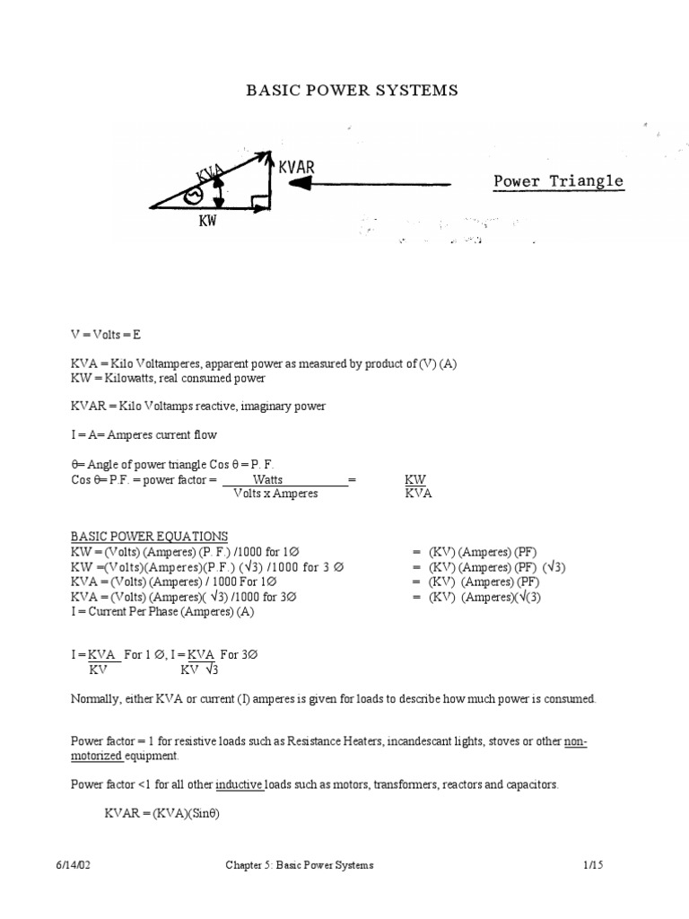 Basic Power Systems | PDF