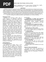 Simple Distillation Lab Report | PDF | Distillation | Continuum Mechanics