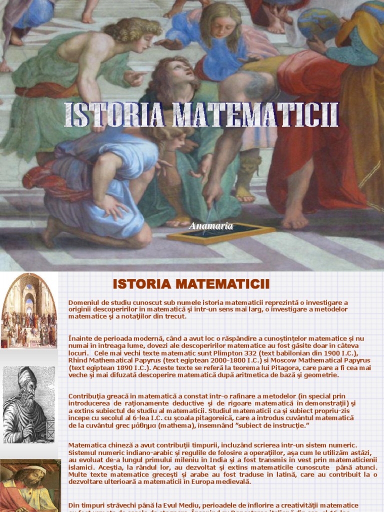 Istoria Matematicii | PDF