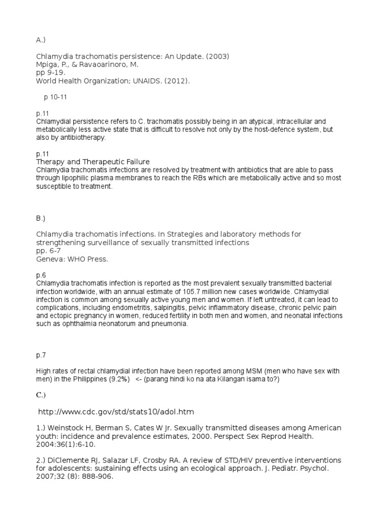 Filipino RRL | PDF | Sexually Transmitted Infection | Human Reproduction