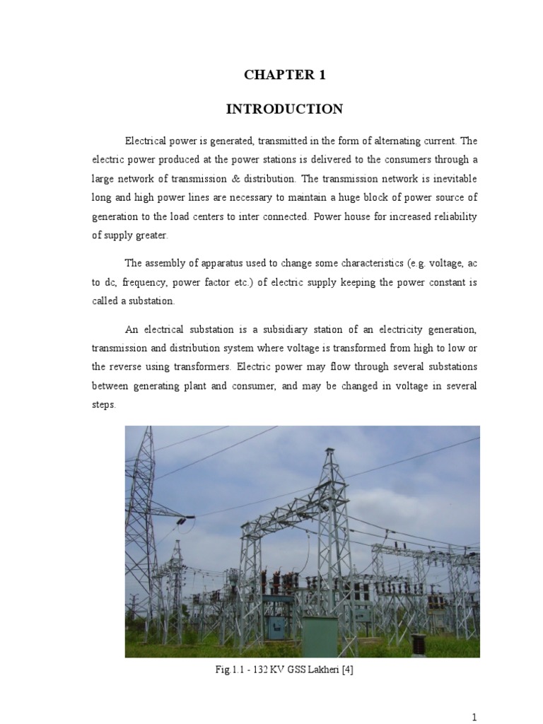 An Overview of Electrical Substations and their Key Components | PDF ...