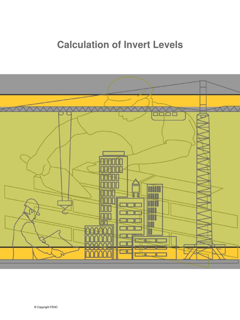 Calculation of Invert Levels | PDF | Sanitary Sewer | Metre