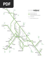 National Rail Network Diagram: Great Britain | PDF | Business | Art