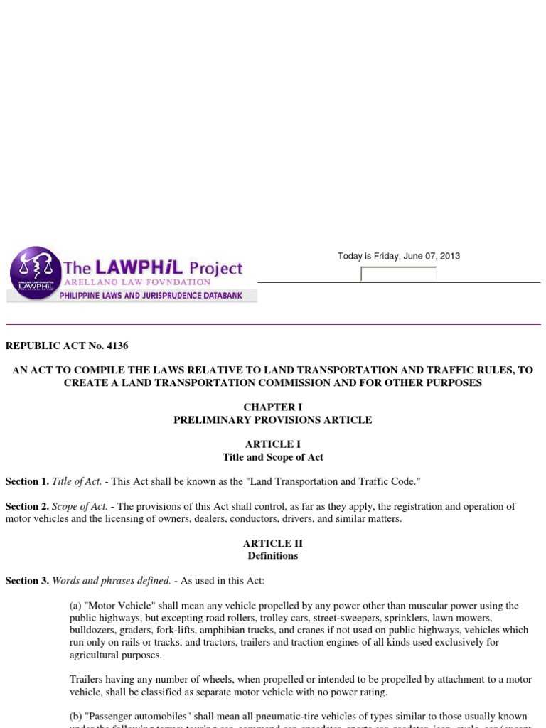 Ra 4136 | PDF | Vehicle Registration Plate | Truck