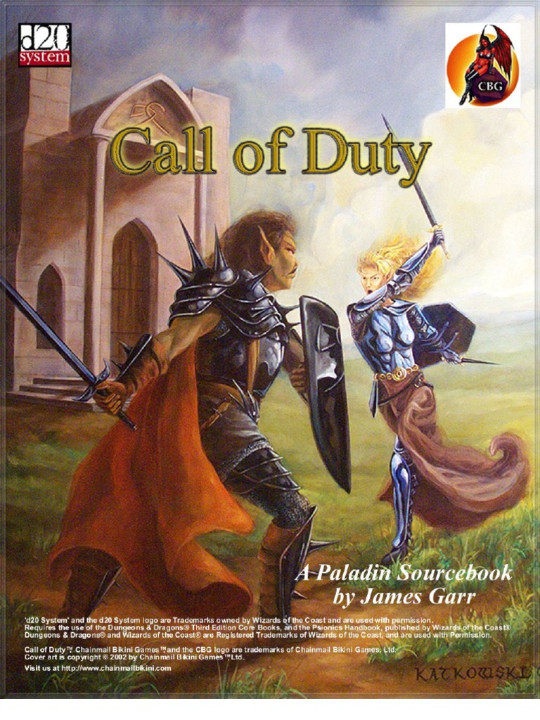 D&D 3rd Edition - Call of Duty | PDF | D20 System | Dungeons & Dragons