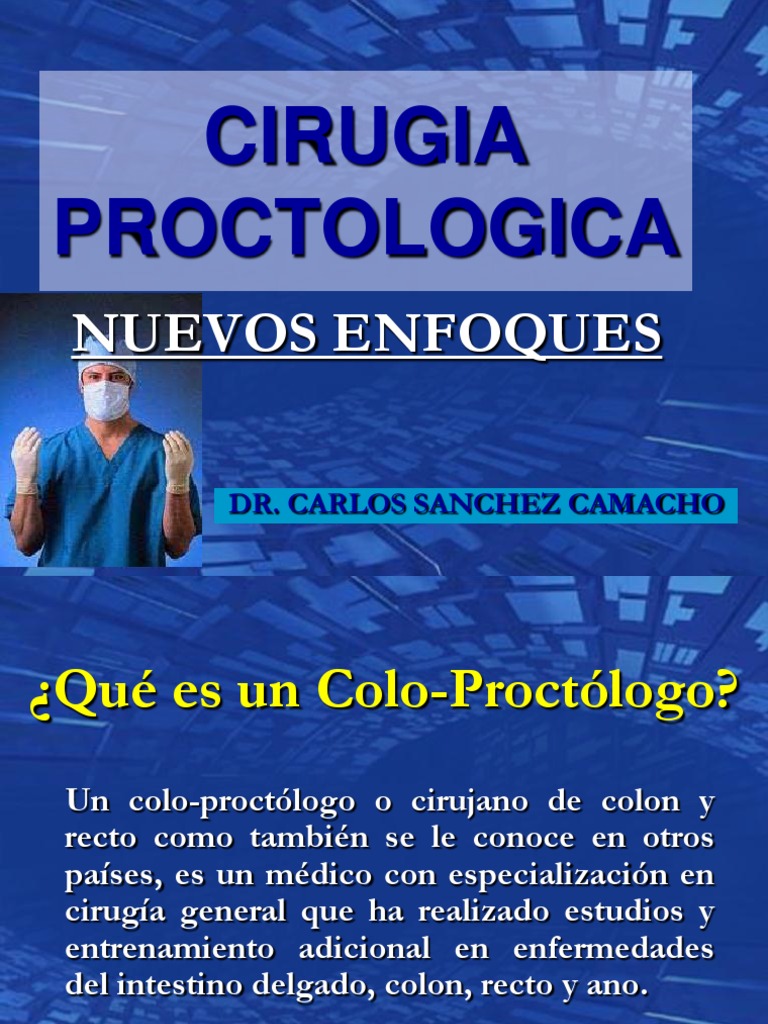 Qué Es Un Proctólogo | PDF | Hemorroides | Medicina CLINICA