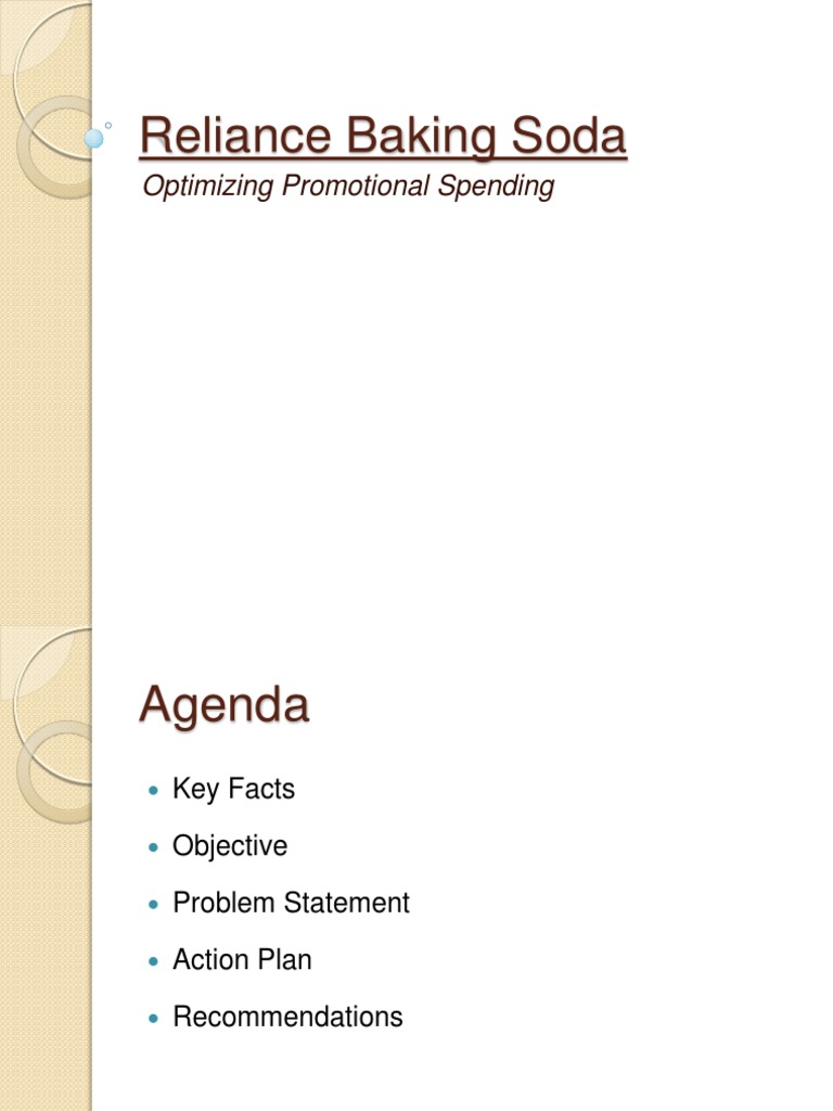Reliance Baking Soda Profit Strategy | PDF