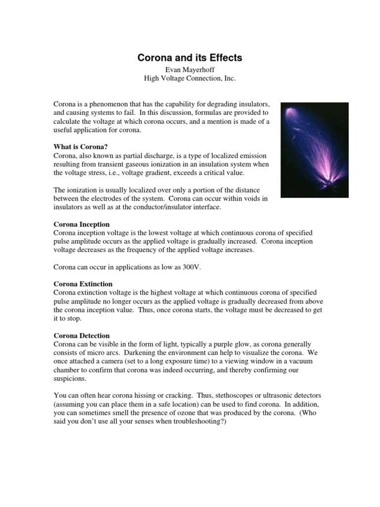 Corona Effect | PDF