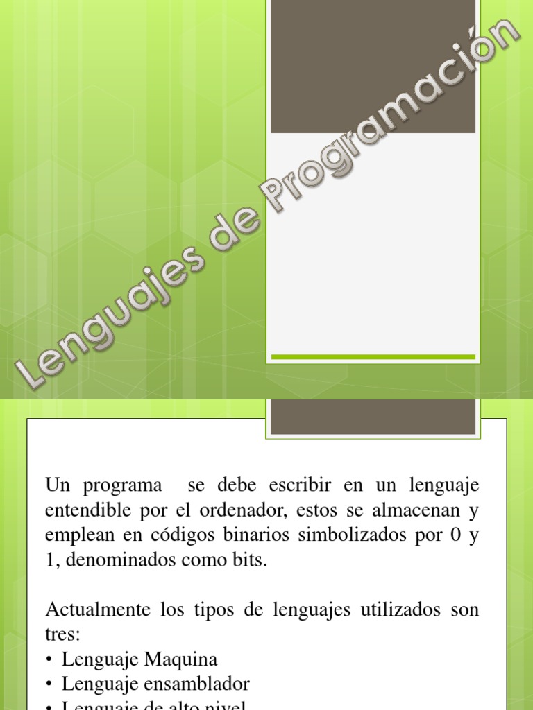Lenguajes de Programación Expo | PDF | Programa de computadora ...