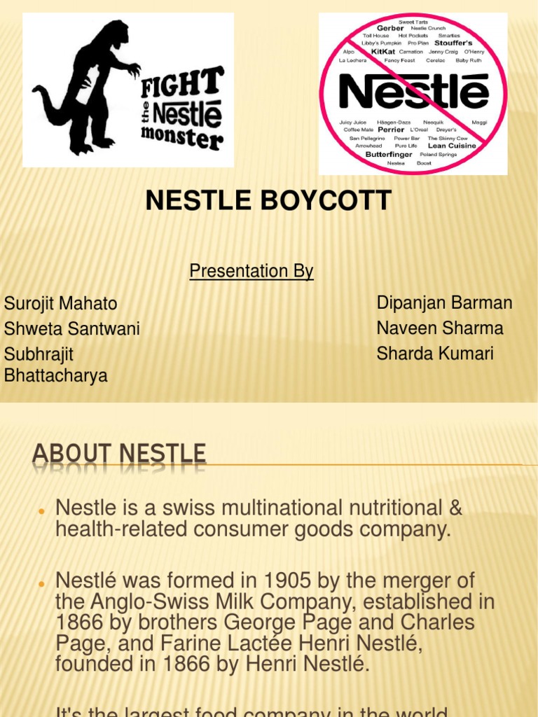 Nestle Boycott | PDF | Nestlé | Infancy