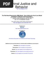 The Good Lives Model in Practice | PDF | Goal | Motivation