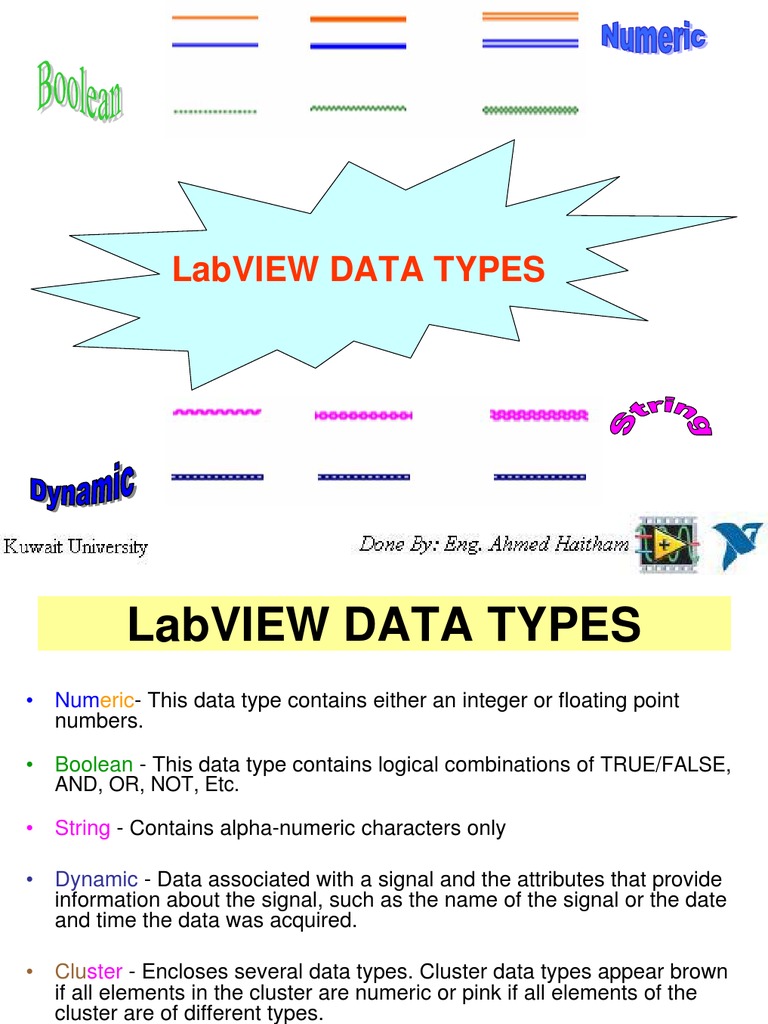 Labview Data Types And Conversions Between These Types Pdf Data Type Boolean Data Type