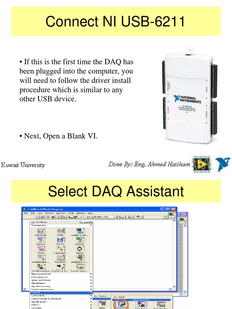 How To Use 6211 | PDF | Data Acquisition | Sampling (Signal Processing)