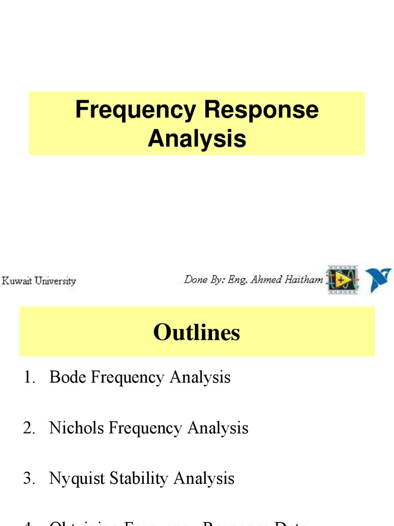 Frequency Response Analysis Techniques | PDF | Control Theory | Signal ...