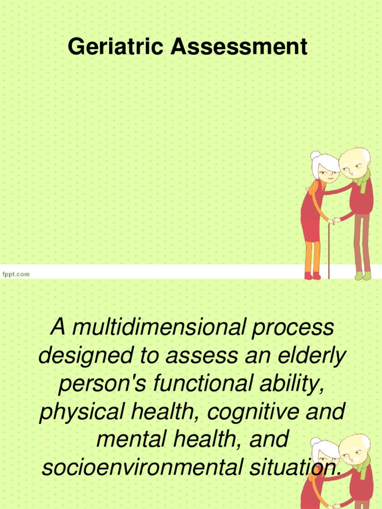 Geriatric Assessment Procedures Overview | PDF | Psychological ...