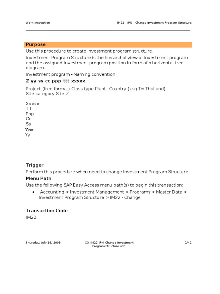 CO IM22 JPN Change Investment Program Structure | PDF | Information Technology Management ...