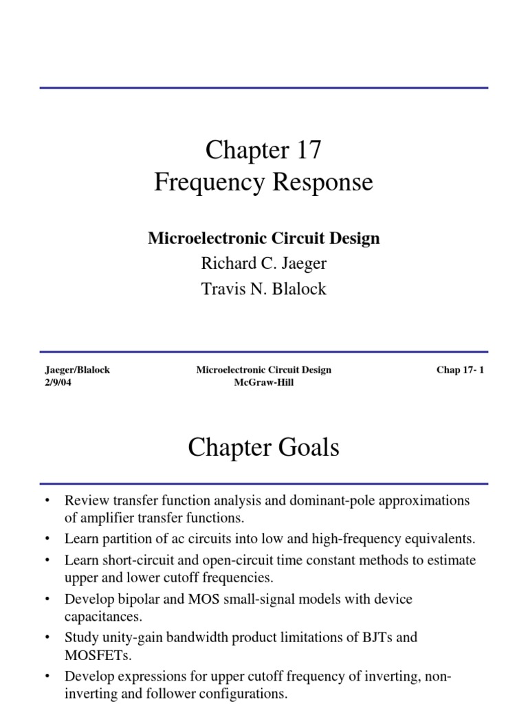 Chap17 Frequency Response | PDF | Bipolar Junction Transistor | Amplifier