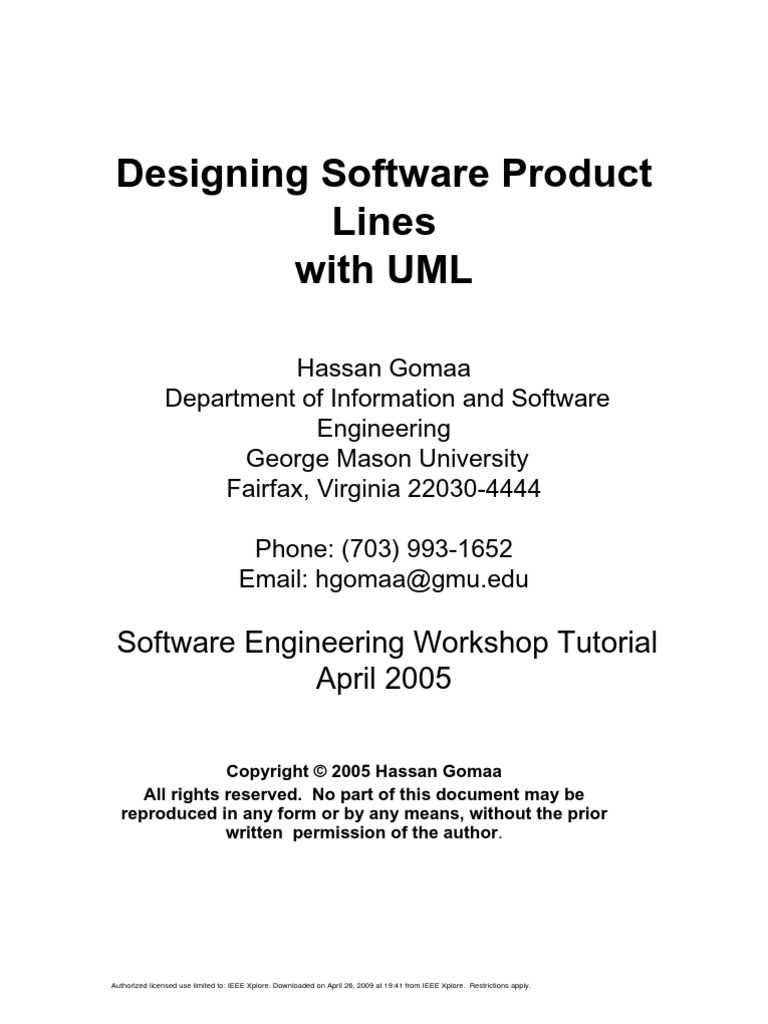 Software Product Lines | PDF | Component Based Software Engineering ...