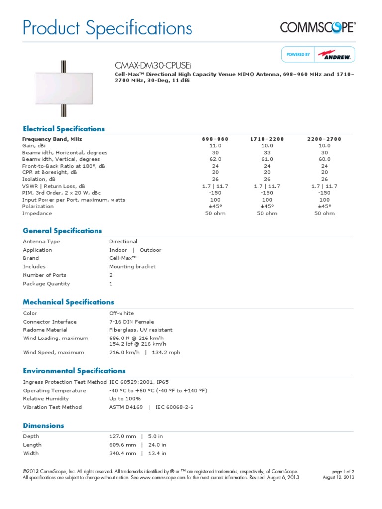 CMAX DM30 CPUSEi | PDF