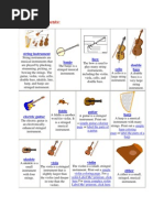 Musical Instruments List PDF | PDF | Musical Instruments | Woodwind ...
