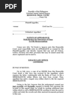 Sample Rejoinder Affidavit | Affidavit | Public Law
